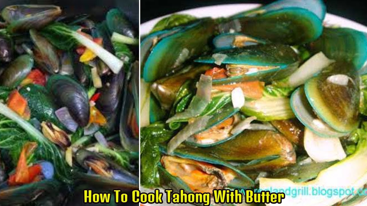 How To Cook and Prepare Tahong With Butter - YouTube