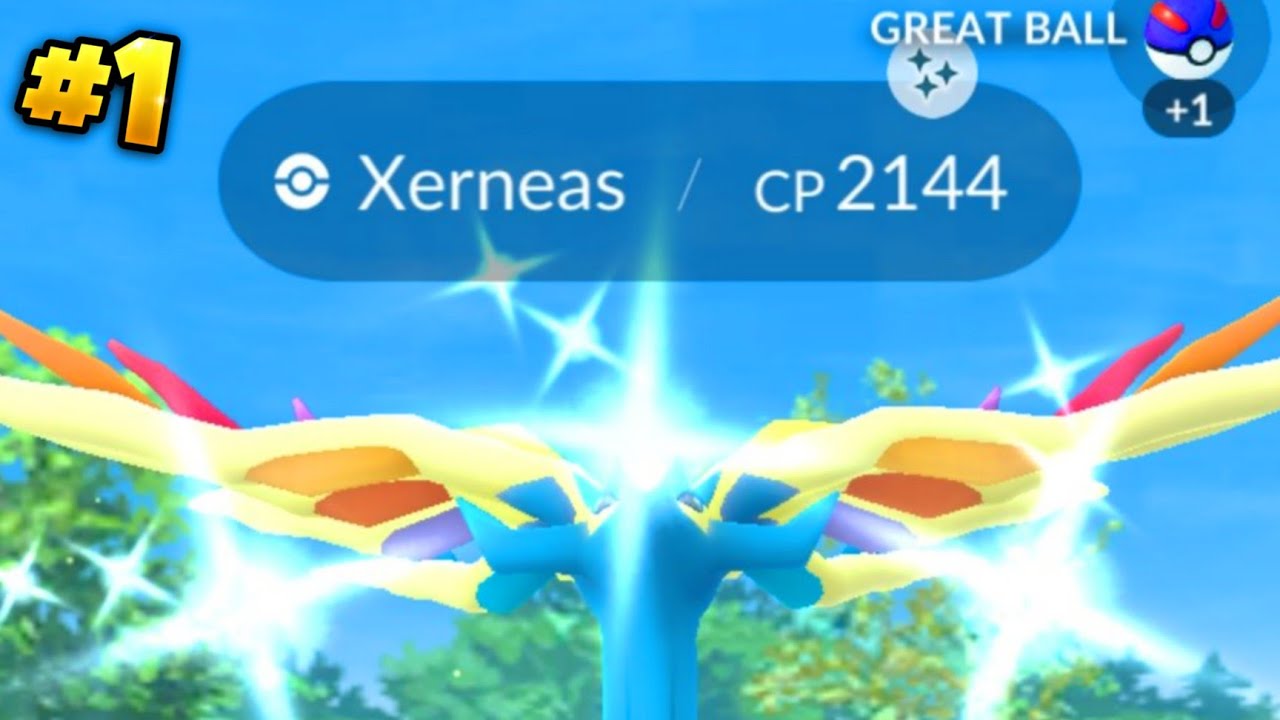 😮 First ever SHINY XERNEAS at First Raid. - YouTube