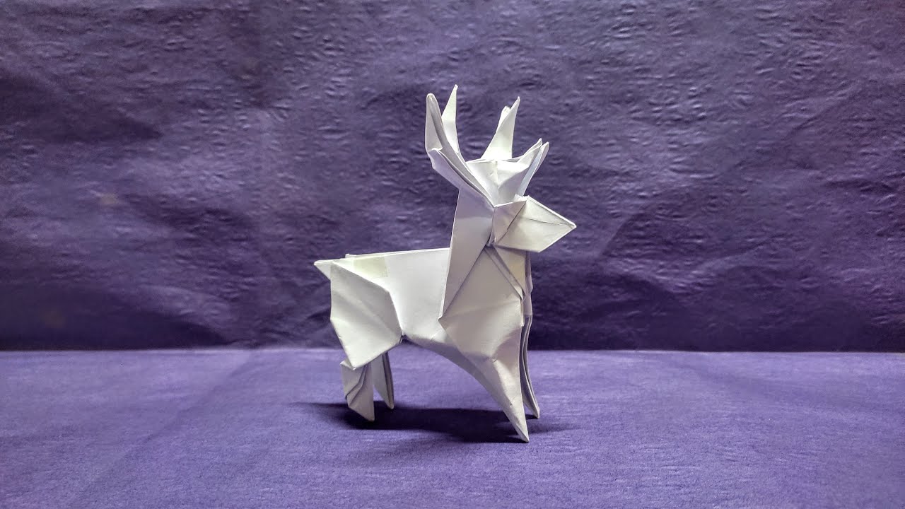Origami Deer - How To Make an Origami Deer - Origami Tutorial - YouTube