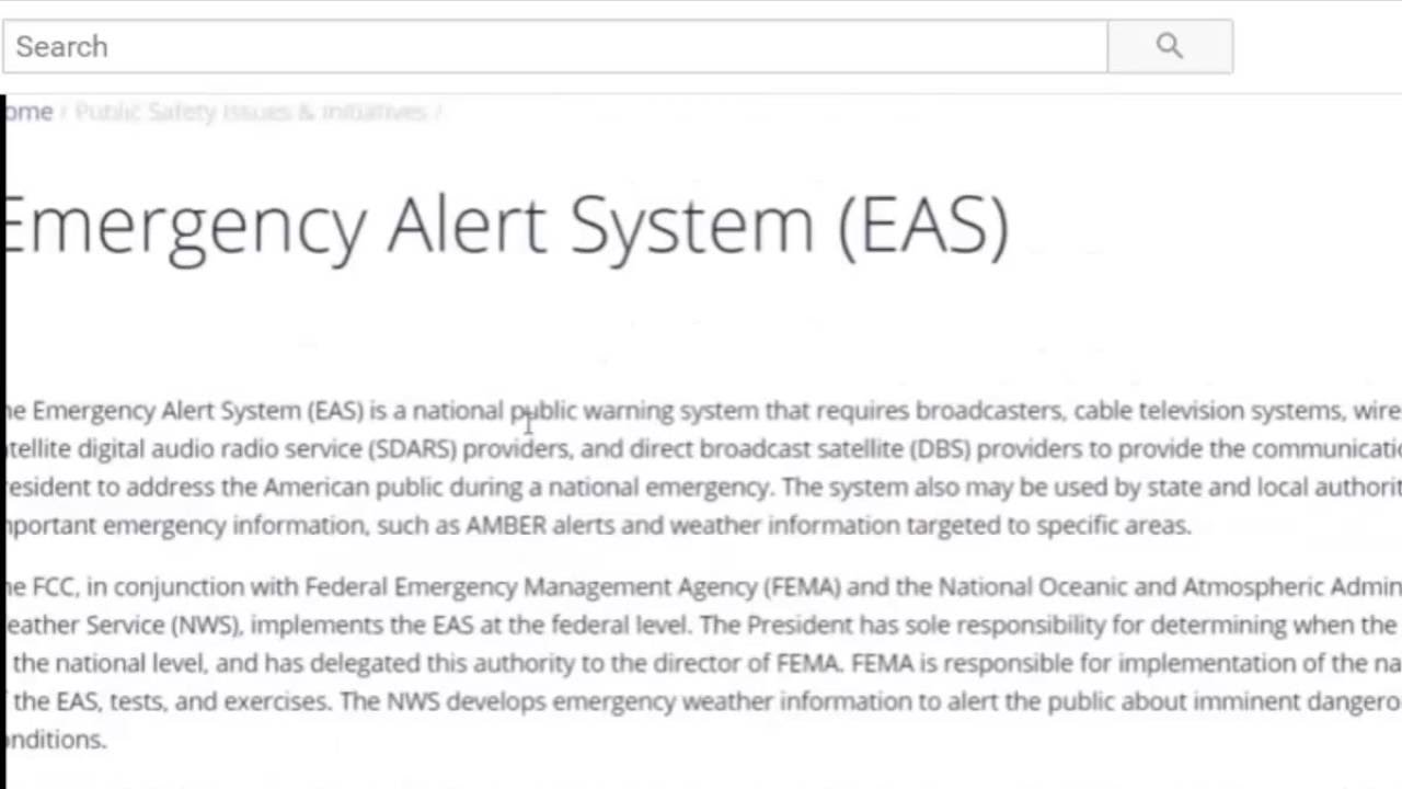 Emergency Alert System: Invasion of the United States - YouTube