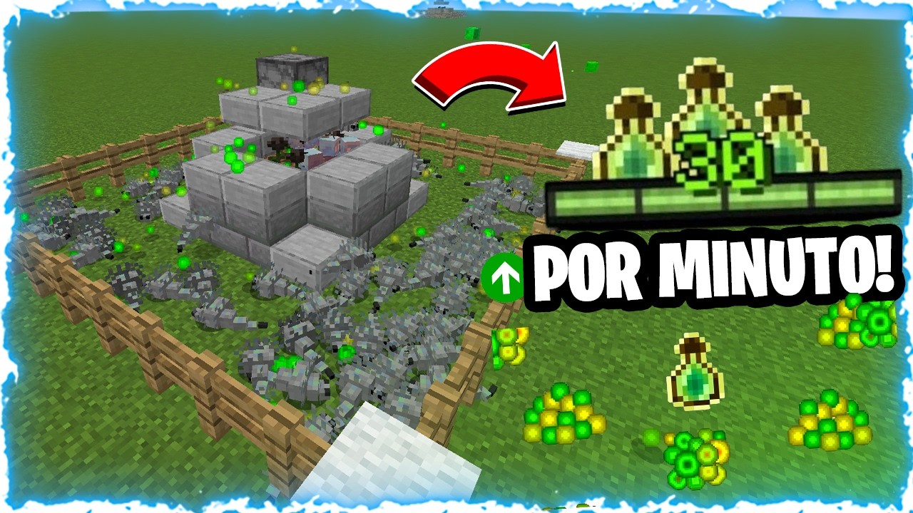 💸CÓMO HACER una GRANJA de EXPERIENCIA ¡SUPER FÁCIL! en Minecraft 1.20 ...