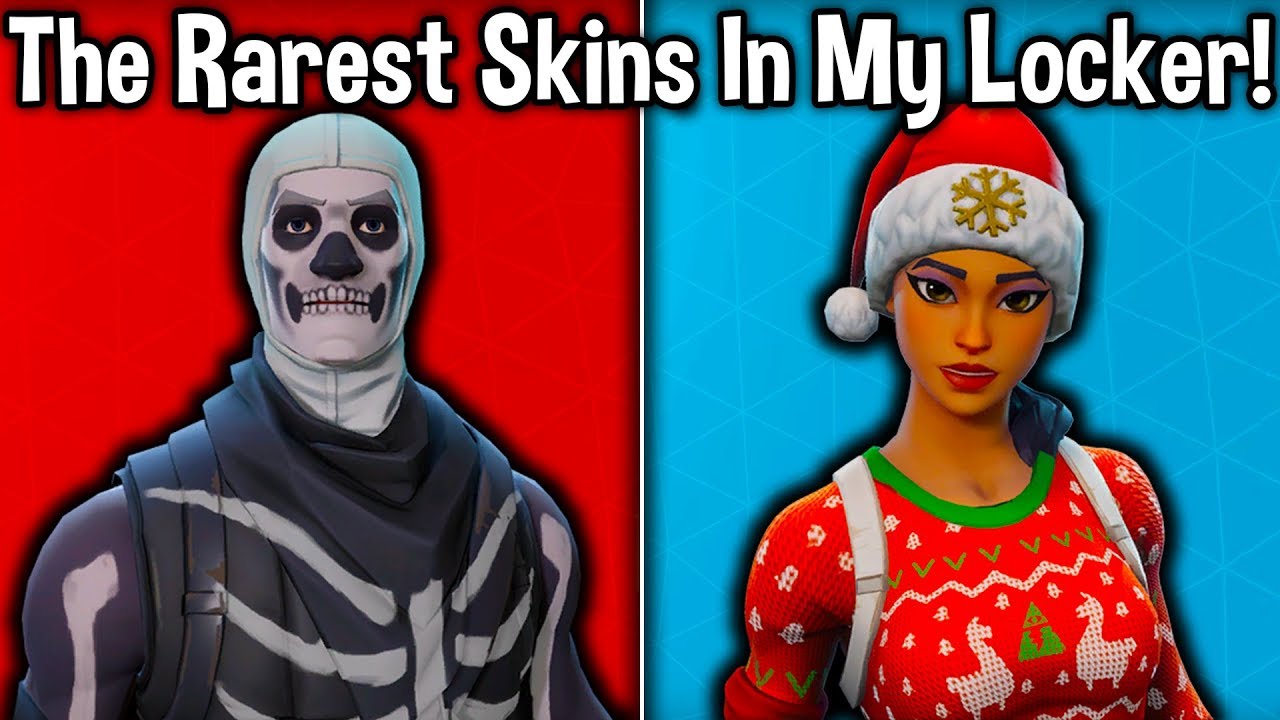 THE 5 *RAREST* SKINS in my LOCKER! (u don't have these skins) - YouTube