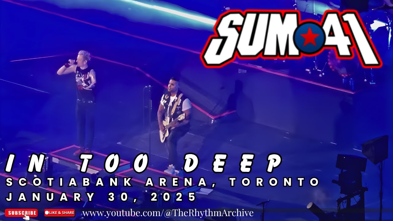 Sum 41 | "In Too Deep" Live! FINAL SHOW! | Scotiabank Arena | Toronto ...