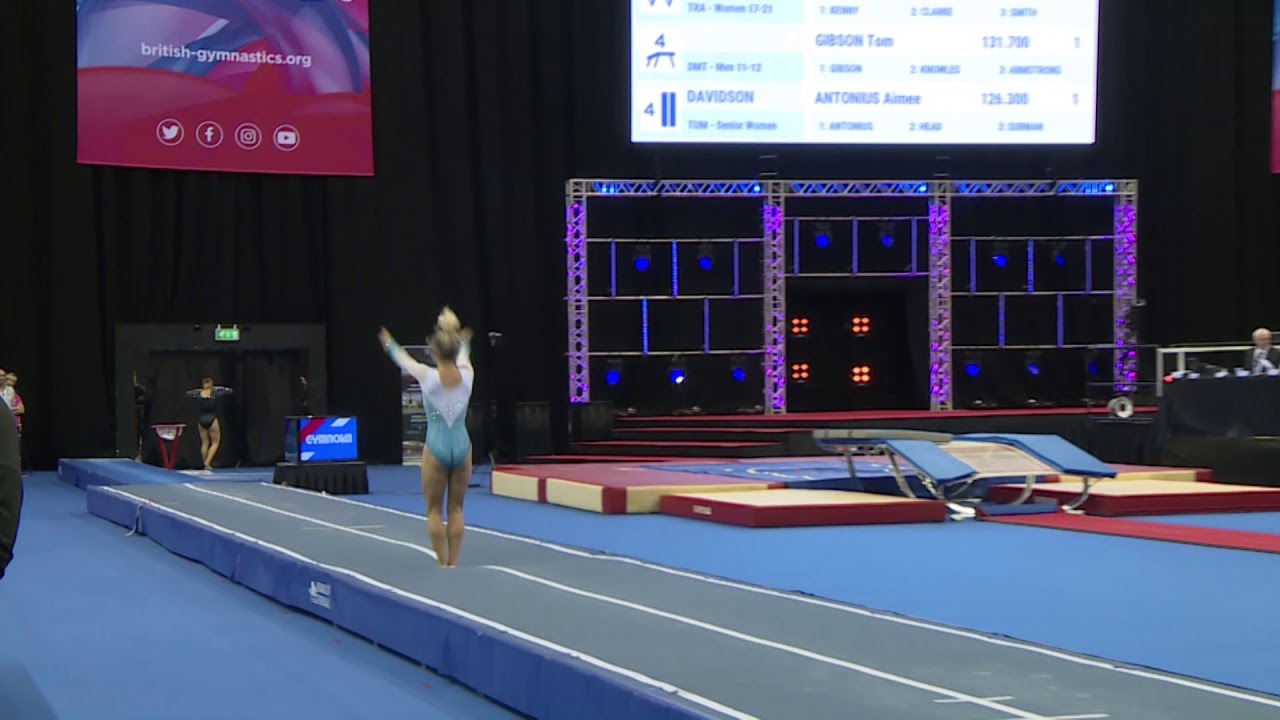Shanice Davidson - GOLD - Snr Women - 2019 British Tumbling ...