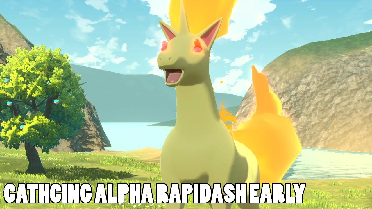 Catching Alpha RAPIDASH Super Early! - Pokémon Legends: Arceus - YouTube