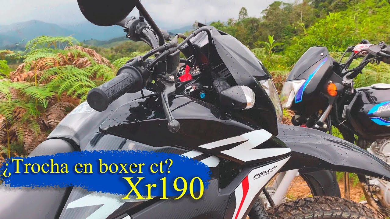 ¿Off road en boxer ct? | xr 190 - YouTube