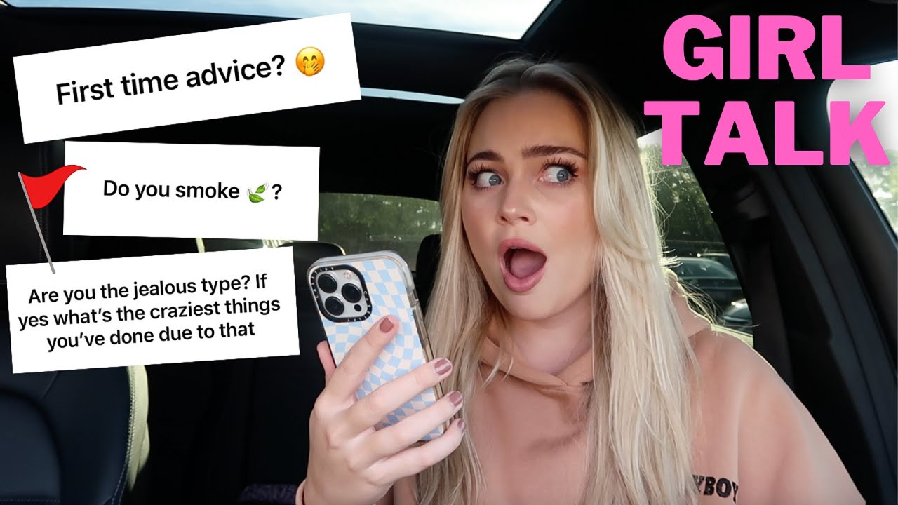 GIRL TALK!! Answering EMBARRASSING TMI Questions...*NO FILTER* - YouTube