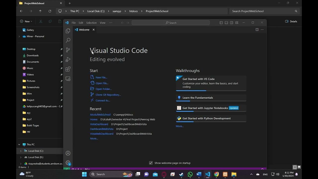 Cara menjalankan File PHP di XAMPP - YouTube