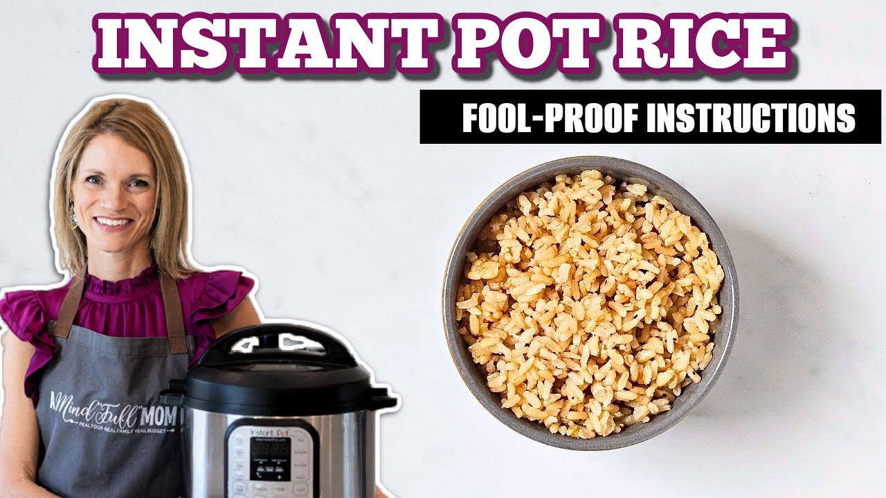 Perfect Instant Pot Rice - Instructions for White Rice and Brown Rice ...