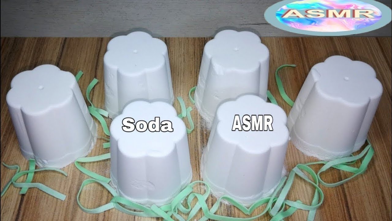 ASMR baking soda The sound of fresh baking soda - YouTube