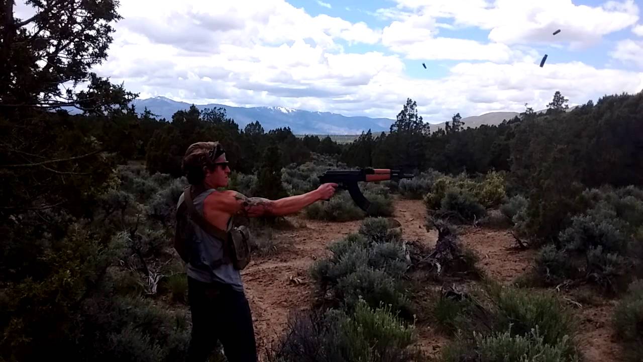 full auto draco one handed - YouTube