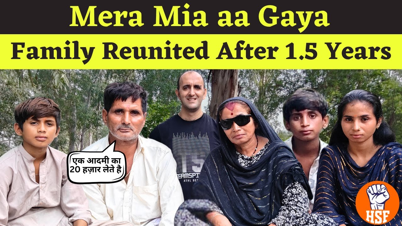 Mera Mia aa Gaya | Family Reunited After 1.5 Years in India | HSF - YouTube