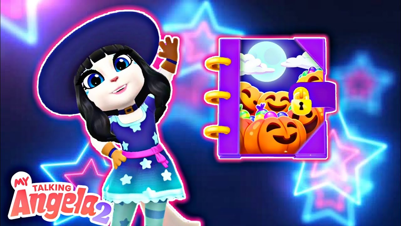 My Talking Angela 2 - HALLOWEEN UPDATE 🎃| SPOOKY ALBUM, TALENT SHOW 💖 ...