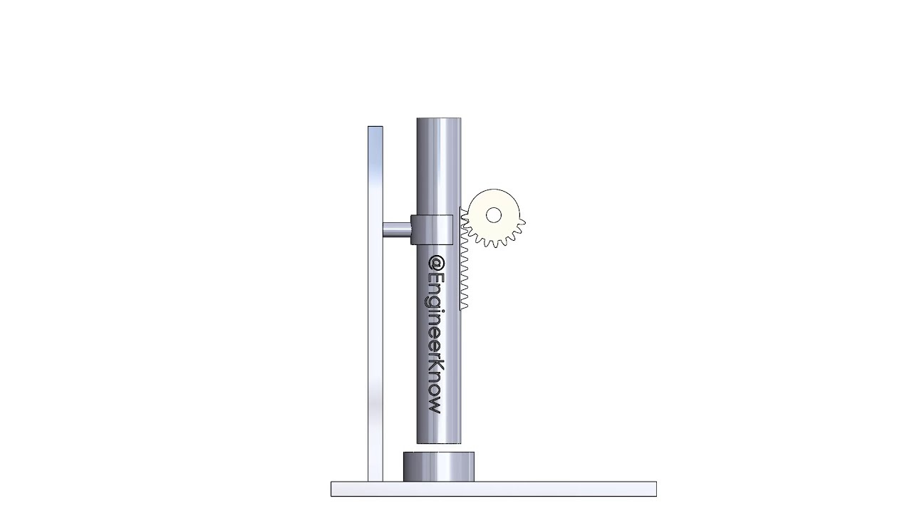 Crushing Gear Mechanism in Solidworks - YouTube