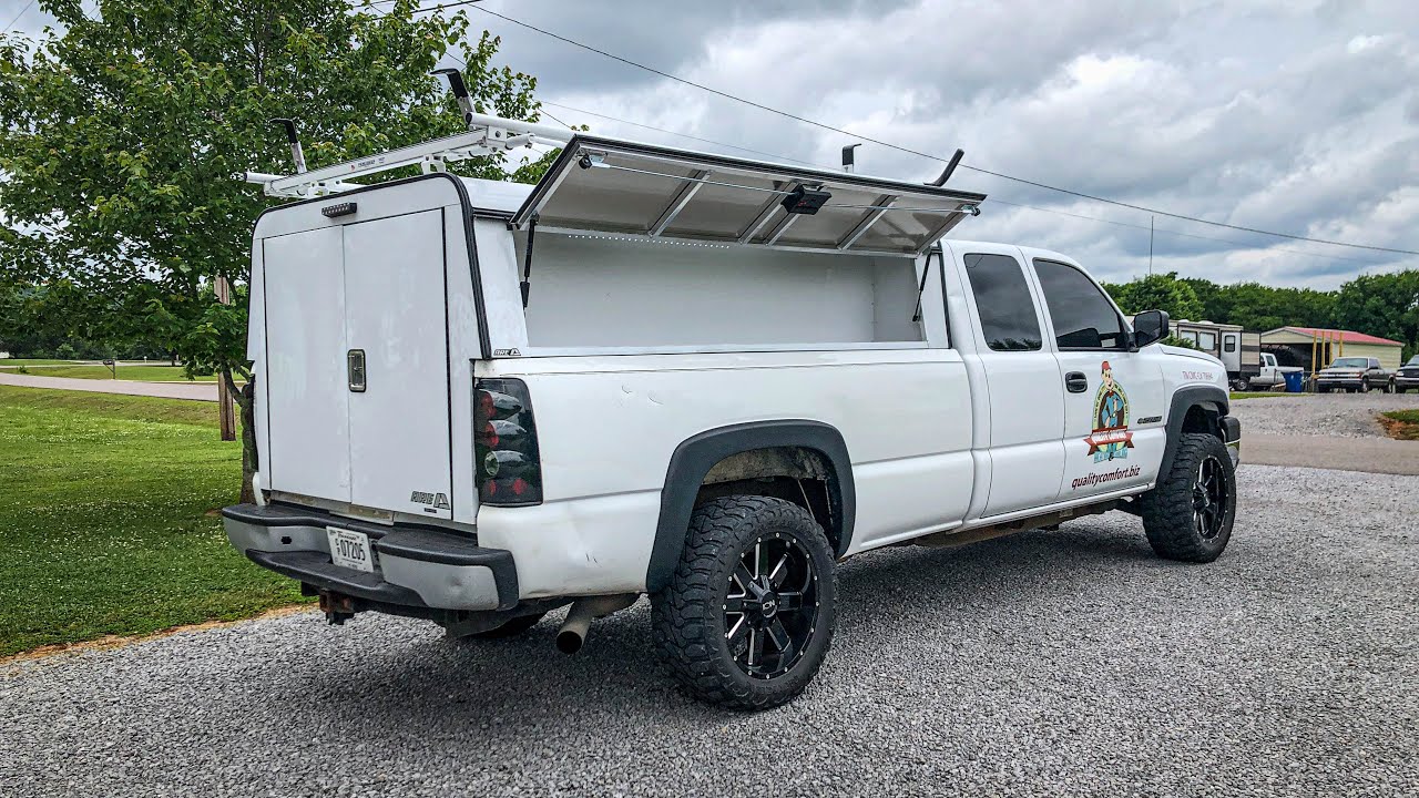 New A.R.E Topper For My Chevy 2500hd Service Truck | HVAC Life - YouTube