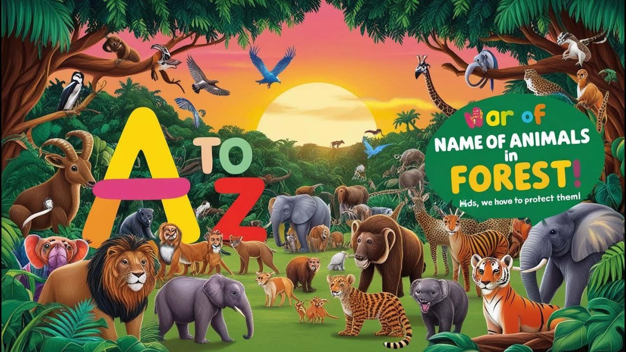 Phonics Song ABC Forest Boogie! 🎶 Learn Letters with Animal Sounds ...