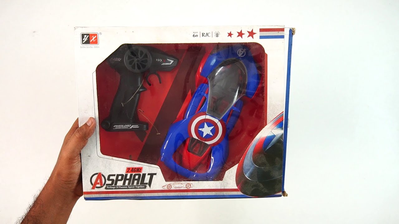 Remote Control Captain America RC Car - YouTube