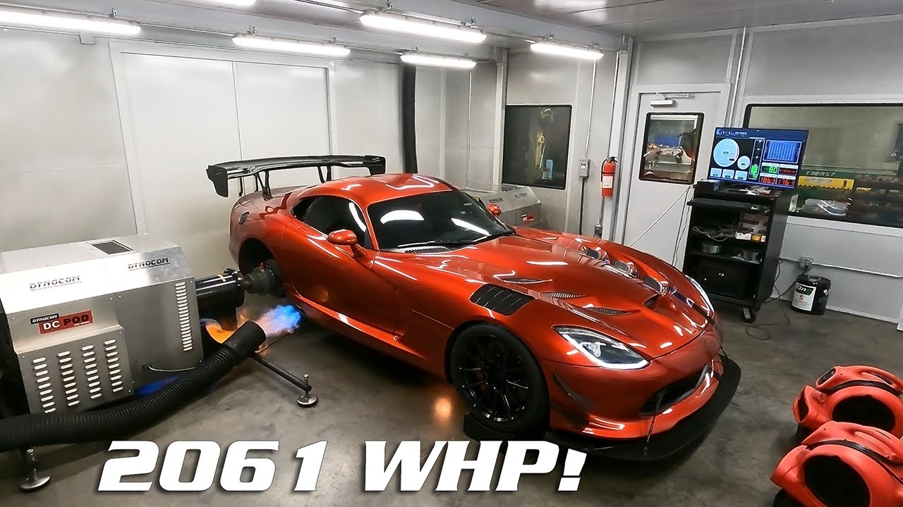2000 HP Twin Turbo 6 speed Viper ACR - YouTube