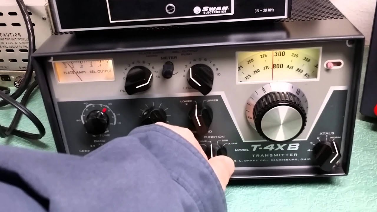 Drake T-4XB Transmitter test - YouTube