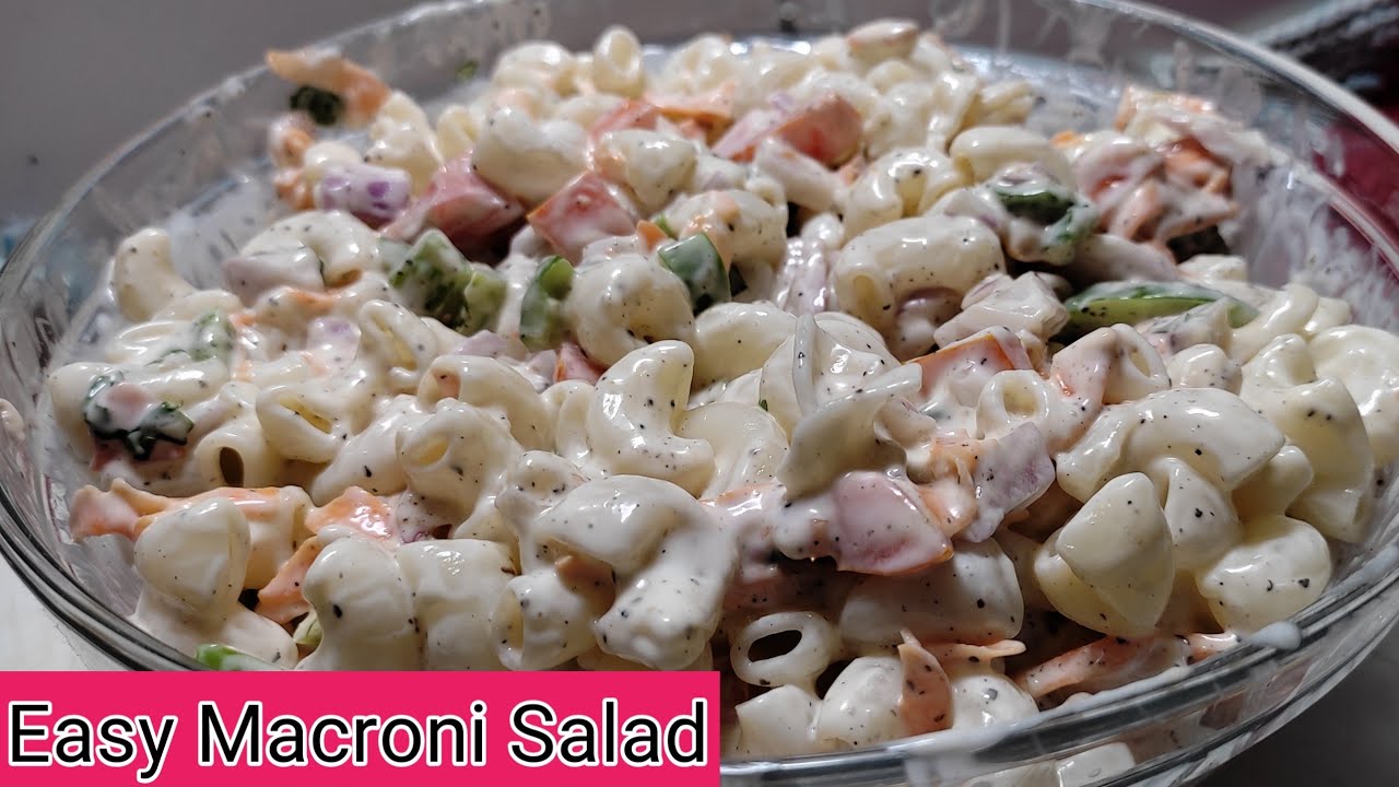 Best Macroni Salad Recipe By Cooking genius - How to make macroni salad ...