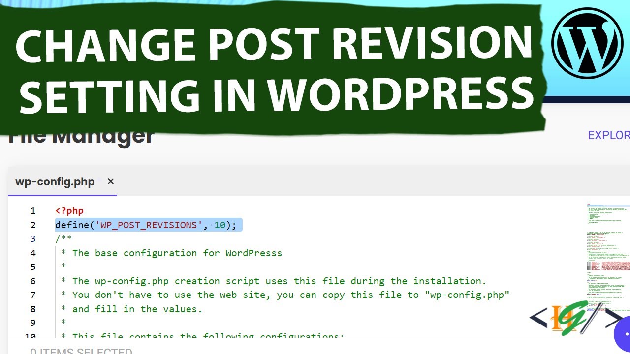 How To Change Post Revision Settings Via Wp Config php In WordPress how-to-change-post-revision-settings-via-wp-config-php-in-wordpress