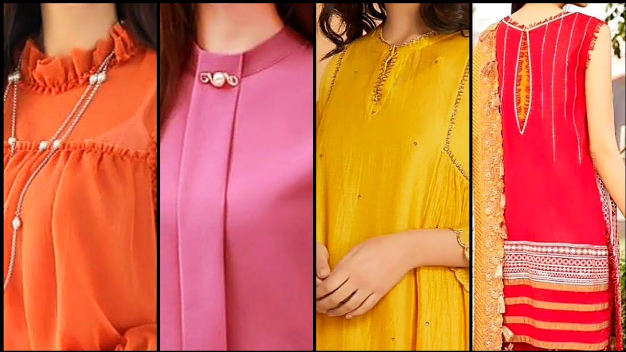 56 useful very simple and unique neck designs for girls casual wear mix ...