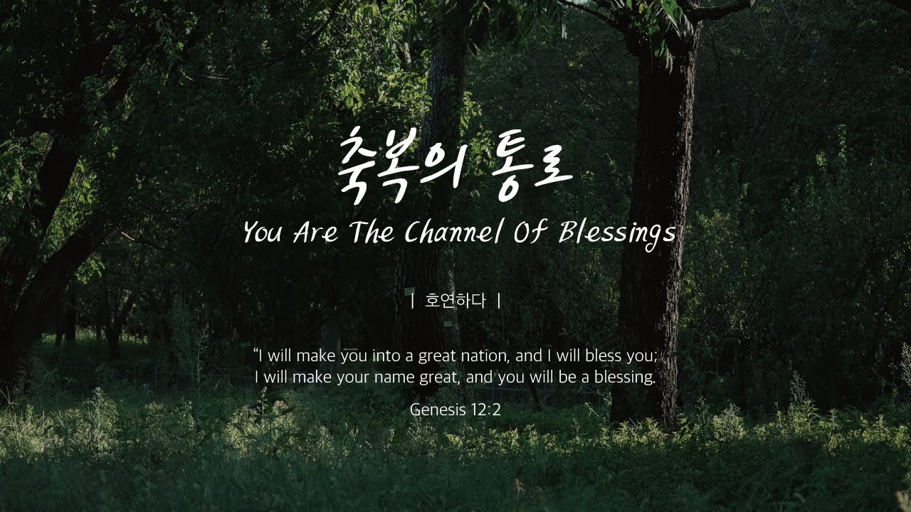 축복의 통로ㅣYou Are The Channel Of Blessingsㅣ호연하다 - YouTube