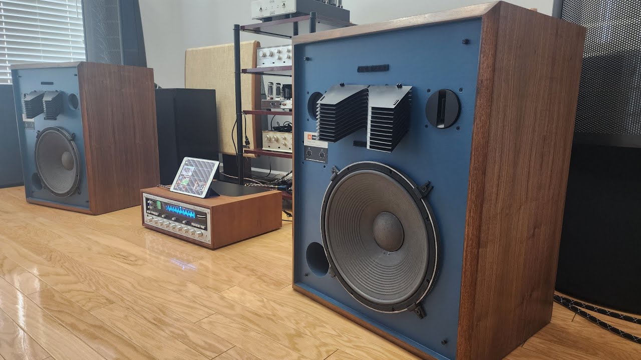 JBL 4333A SPEAKERS/ MARANTZ 4400 RECEIVER - YouTube