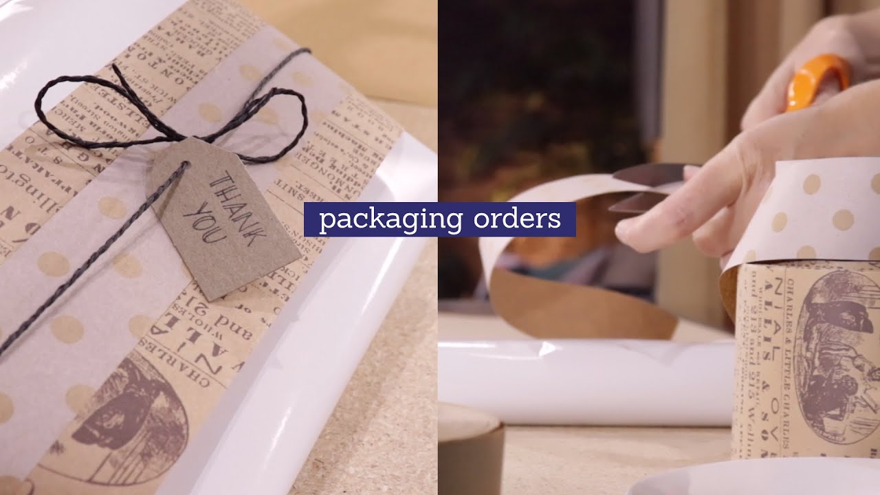 Packaging Shop Orders - Plastic-Free Package Design - YouTube