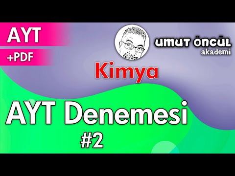 Kimya | AYT Denemesi #2 | +PDF