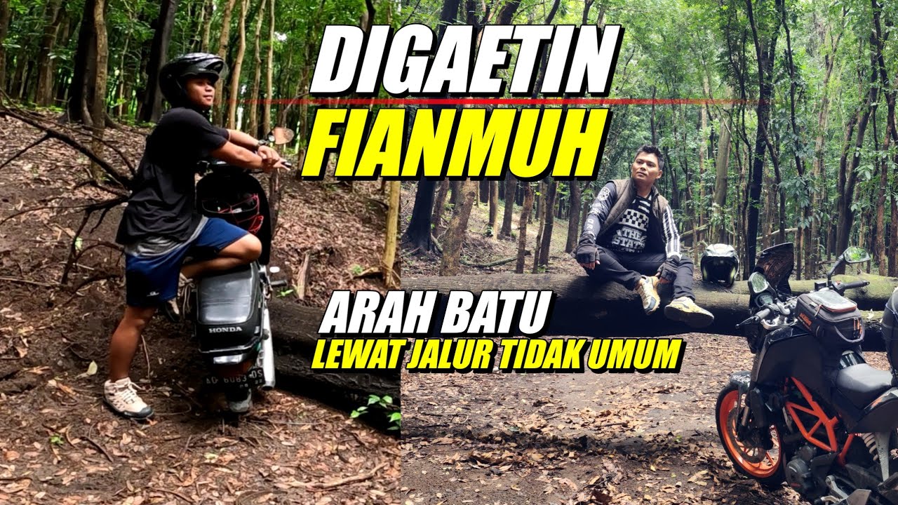 DIGAETIN FIANMUH ‼️ MOTOR GEDE DIAJAK LEWAT HUTAN BELANTARA - YouTube