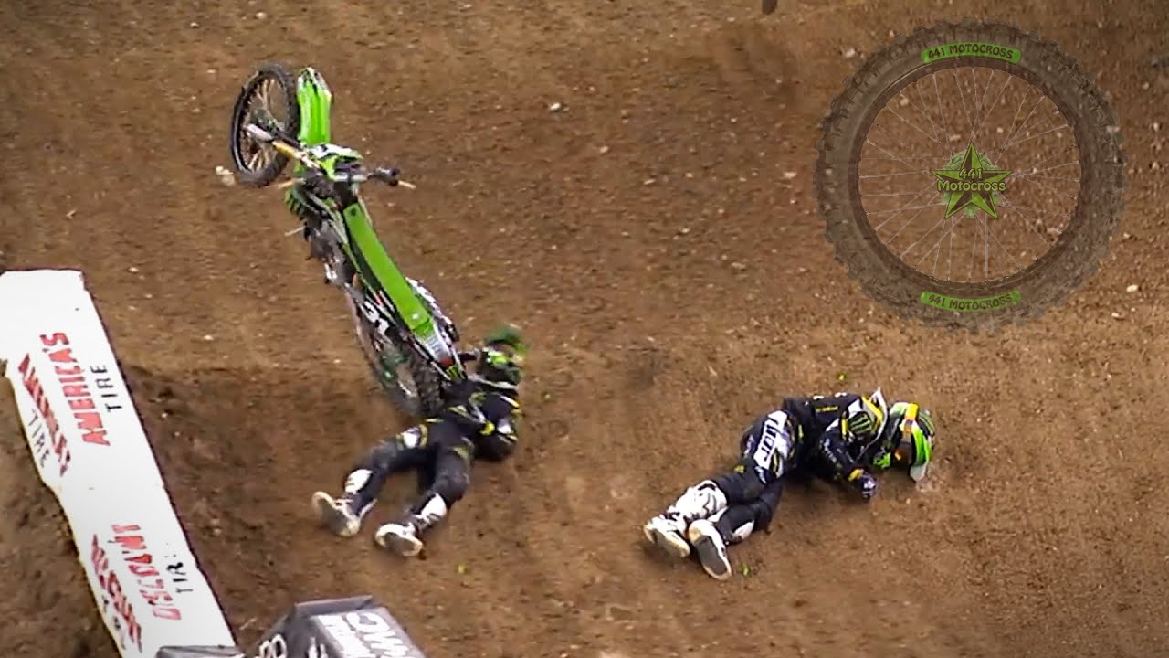 "Okay just bury me now!" | Motocross Crashes - YouTube