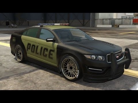 GTA V- How to customize police car in story mode no mods - YouTube