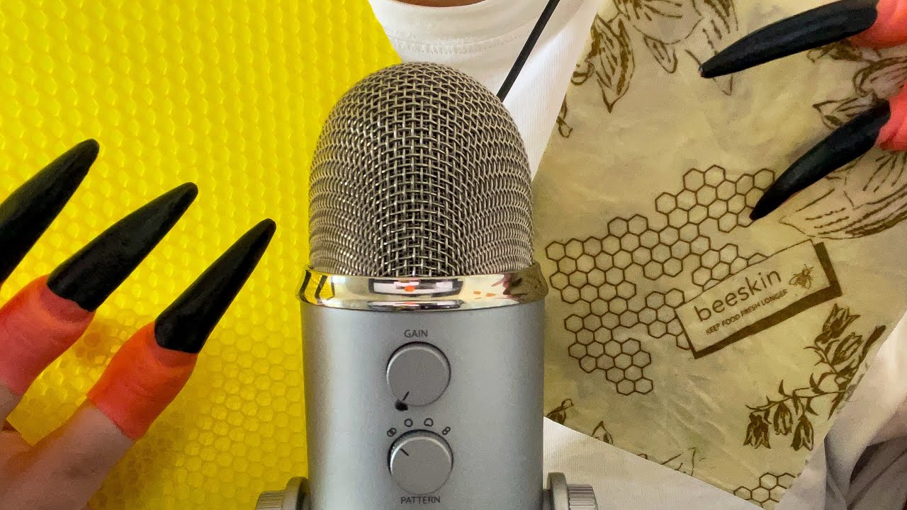 BEESWAX ASMR SOUNDS ONLY 🐝💛 | NO Talking - YouTube