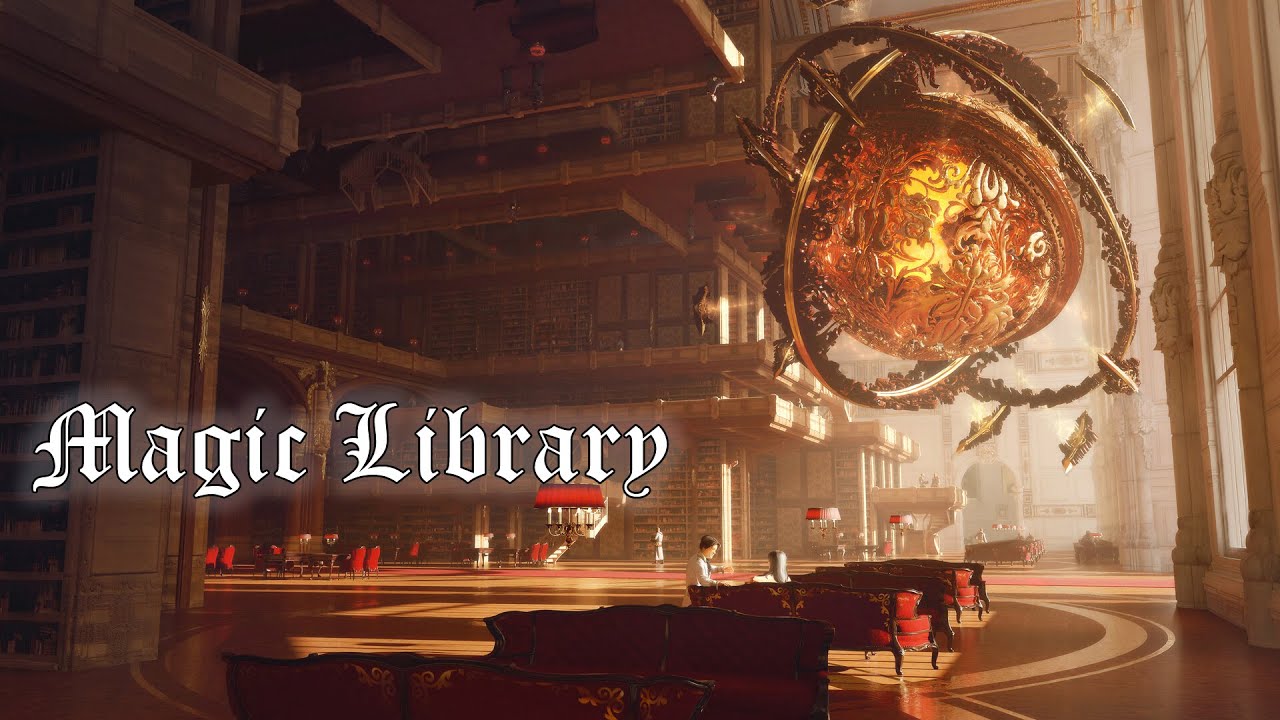 【Magical BGM】Orchestral Fantasy Music | "Magic Library" - YouTube