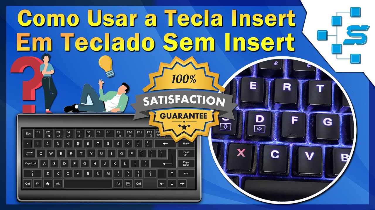 Como Usar a Tecla Insert Em Teclado Que Não Tem a Tecla Insert - YouTube