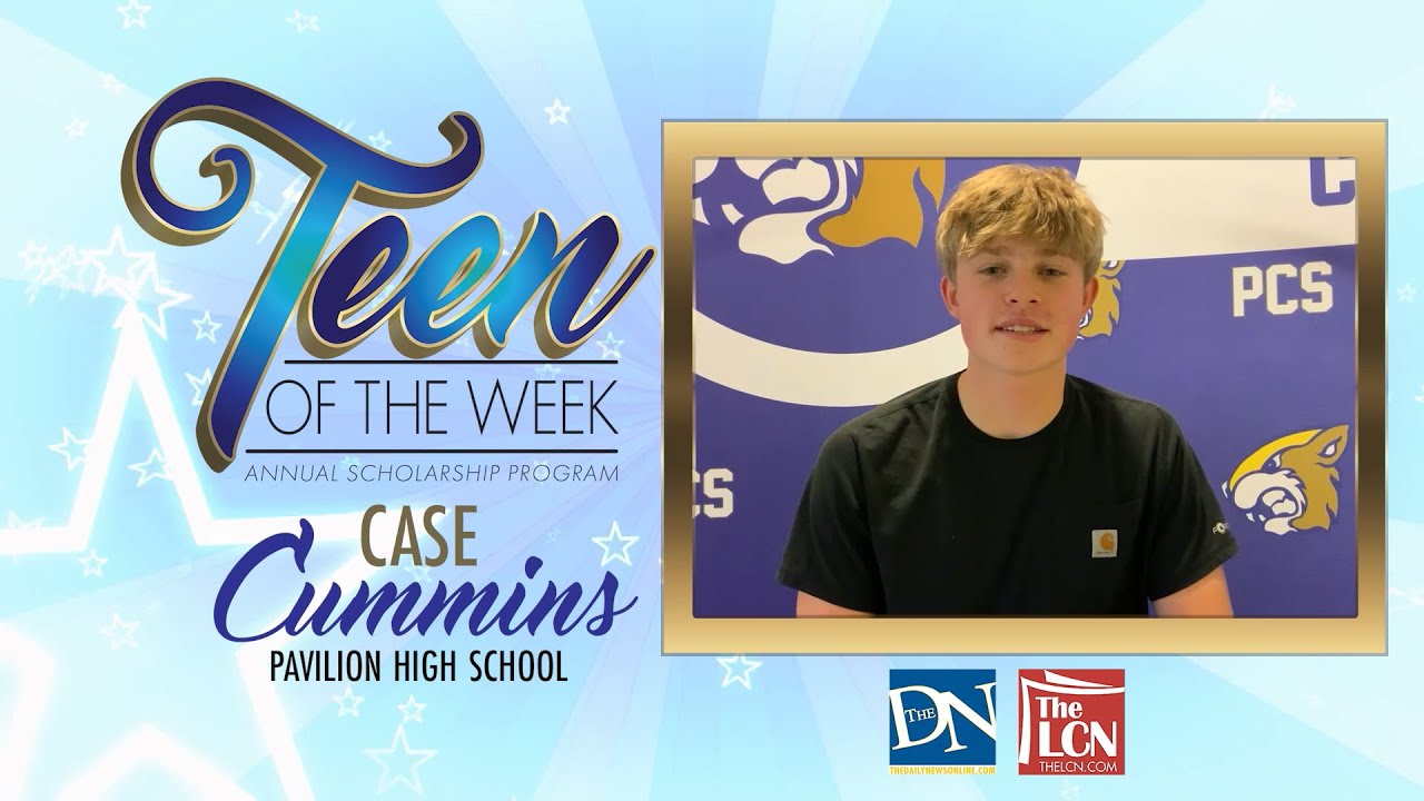Teen of the Week — 011024 — Case Cummins (Pavilion) - YouTube