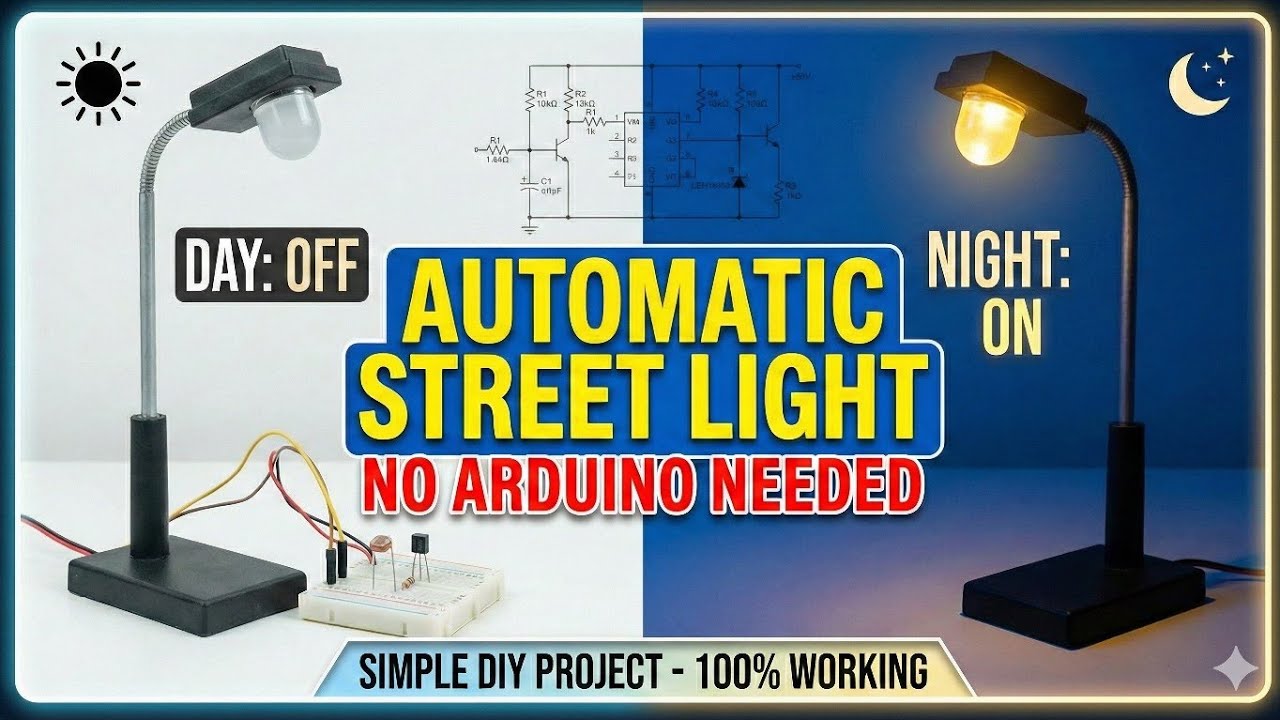 How to Make Automatic Street Light Model 💡 | Best Science Fair Project ...