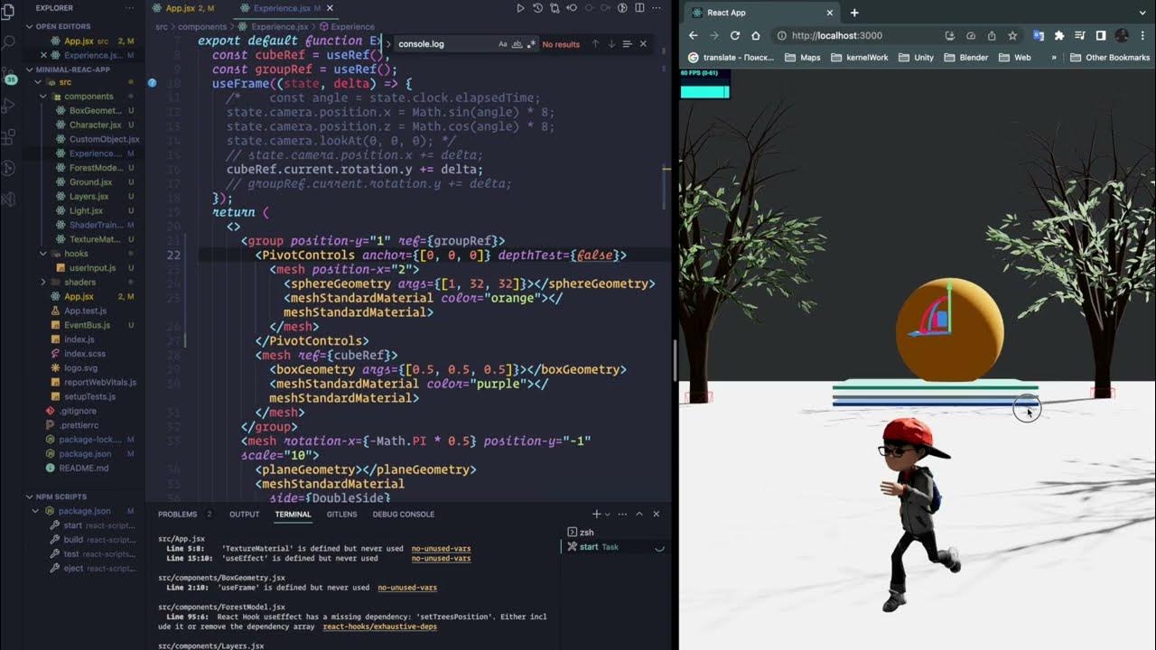 Intro to 3D World in React with ThreeJS and React Three Fiber - YouTube