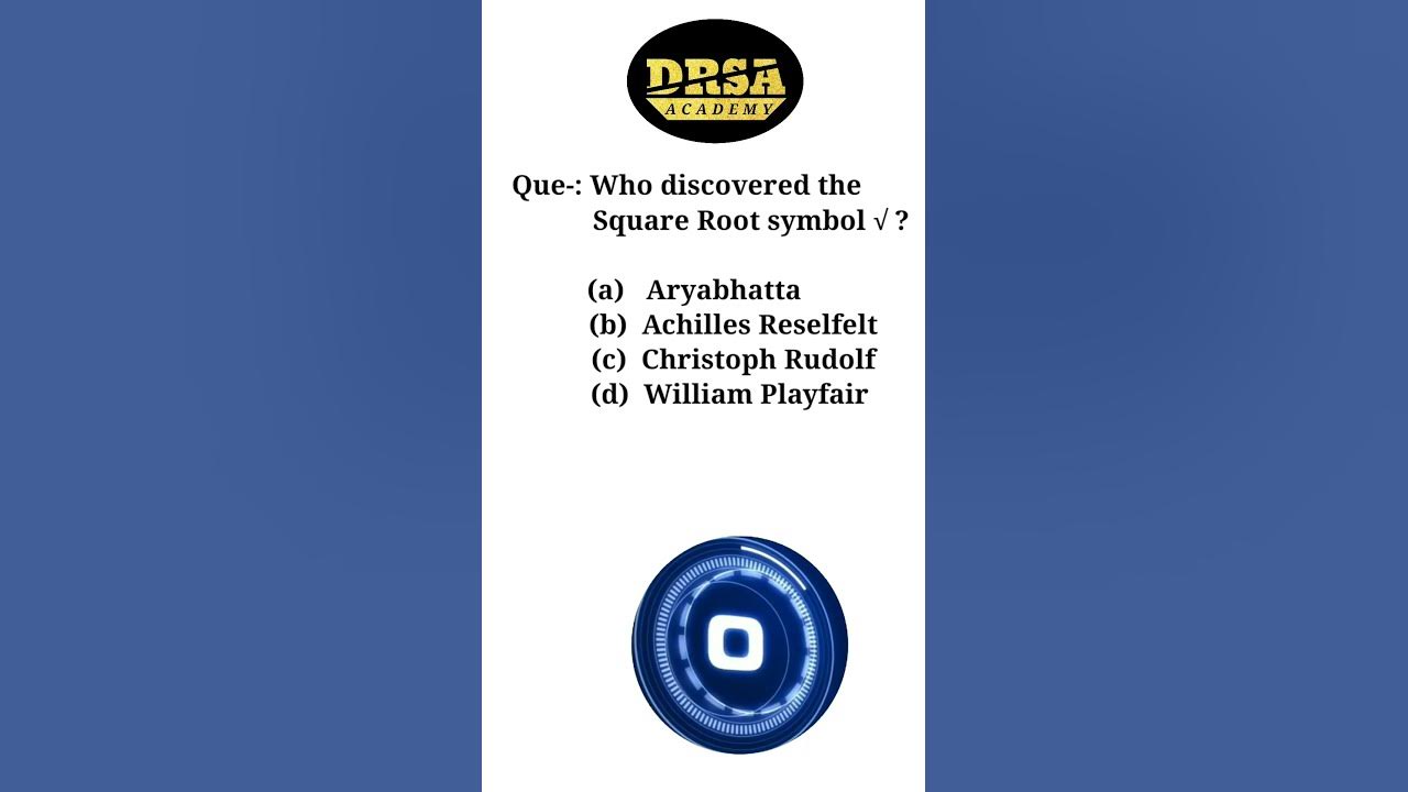 Who Discovered The Square Root Symbol DRSA ACADEMY DR SIR YouTube who-discovered-the-square-root-symbol-drsa-academy-dr-sir-youtube