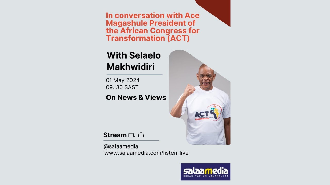 In conversation with Ace Magashule President of the African Congress ...