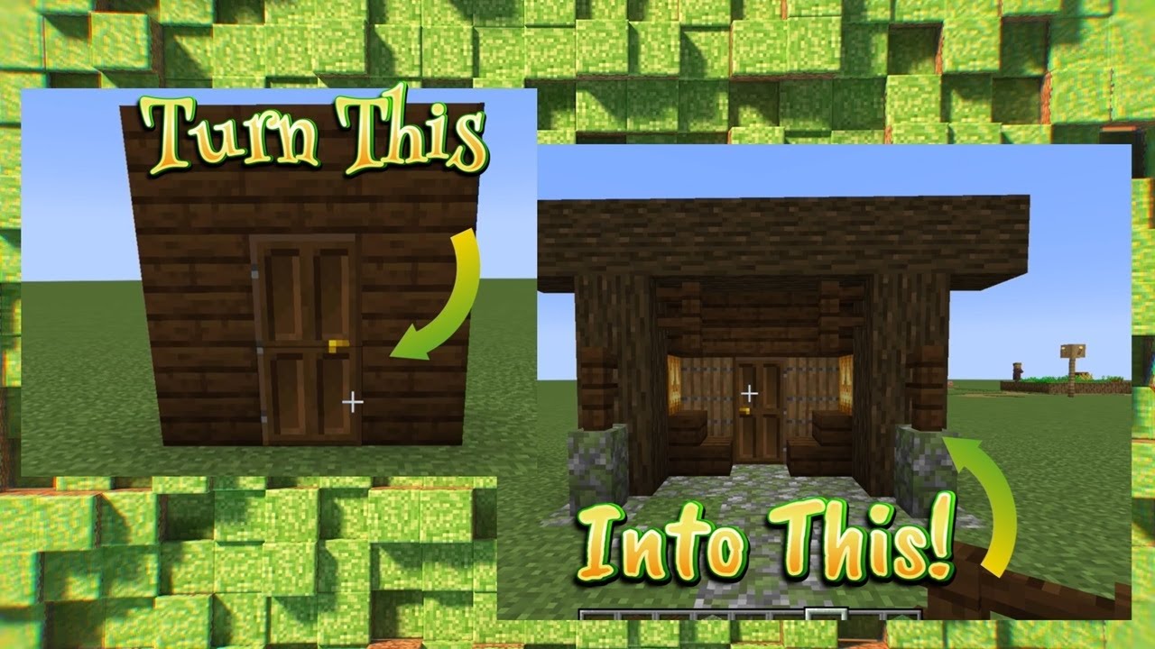 Handsome Brian's Easy Minecraft Tutorial: How to Build a Doorway - YouTube
