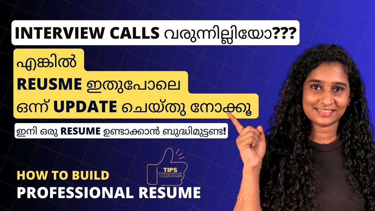 How to Build Professional Resume | Free Templates | Tips for Getting ...