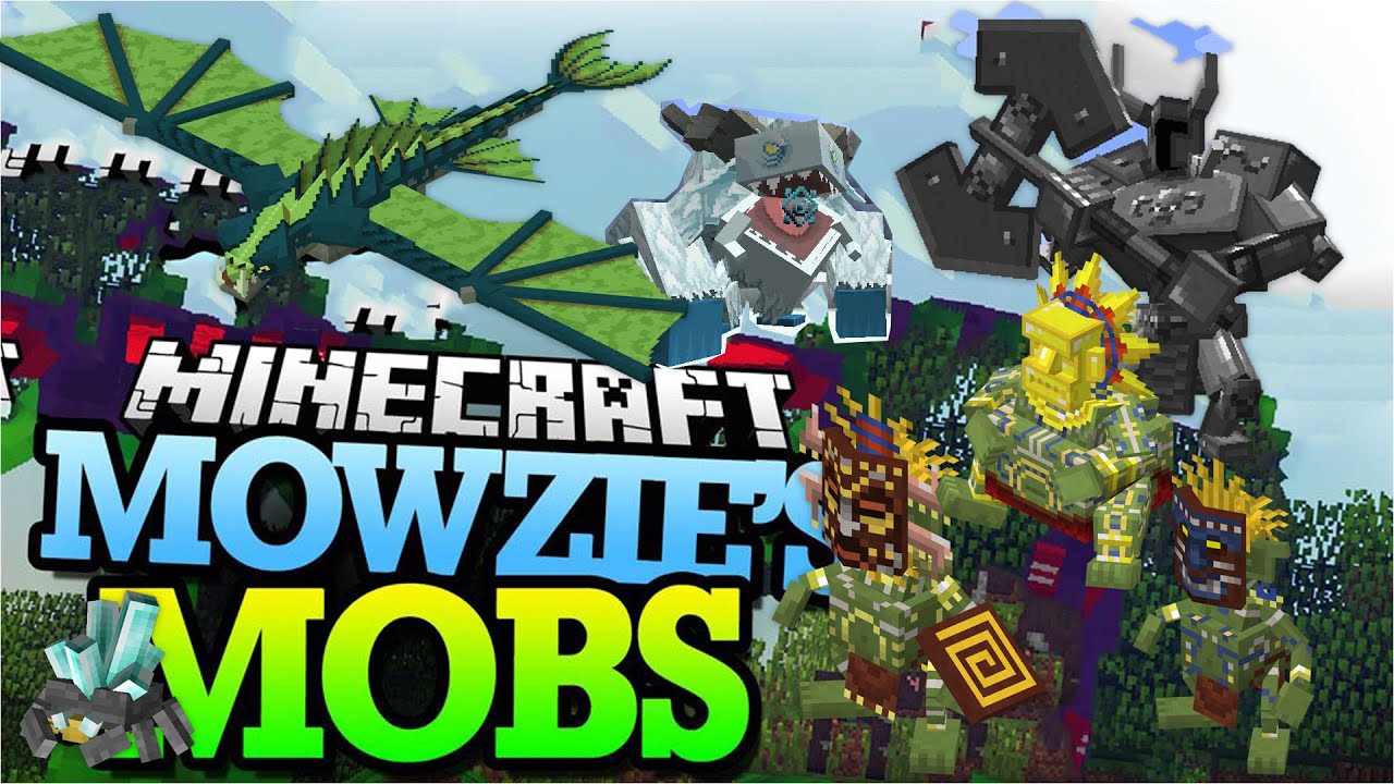 Monster Mutant tapi di Mod Baru Dunia Minecraft - YouTube