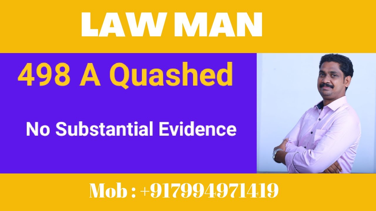 BNS 85 Malayalam|No substantial Evidence|498 A quashed ചെയ്യാൻ പറ്റുമോ ...