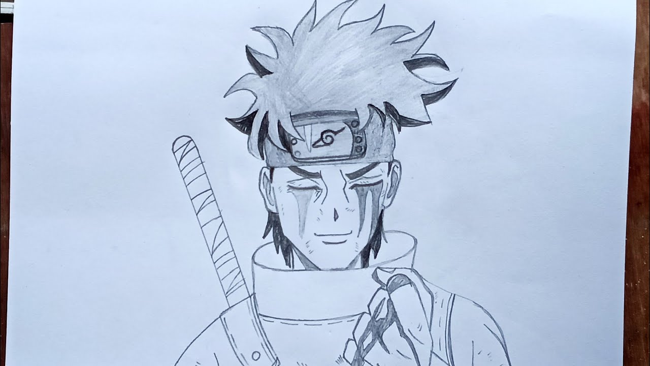 How to Draw Shisui from Naruto Shippuden 😍|| Step by Step Pencil ...