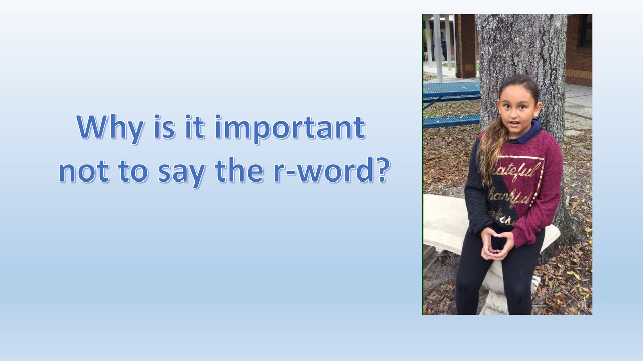 The R Word Campaign 2019 FINAL 1 - YouTube