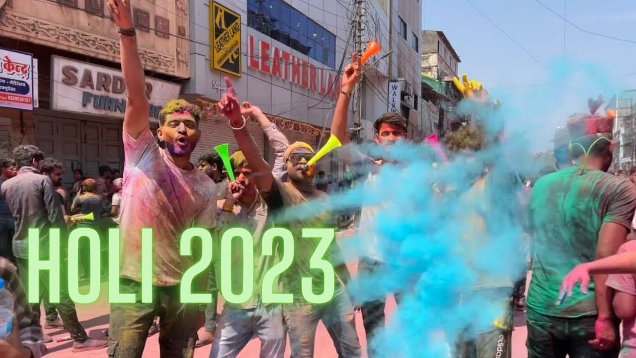 Rangpanchami Ger Indore Rajwada 2023 || Rangpanchami Ger Rajwada Vlog ...