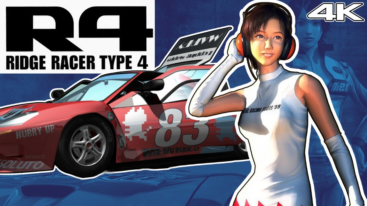 R4 Ridge Racer Type 4 RACE REPLAY | PS1 | 4K 60ᶠᵖˢ UHD🔴 | DuckStation ...