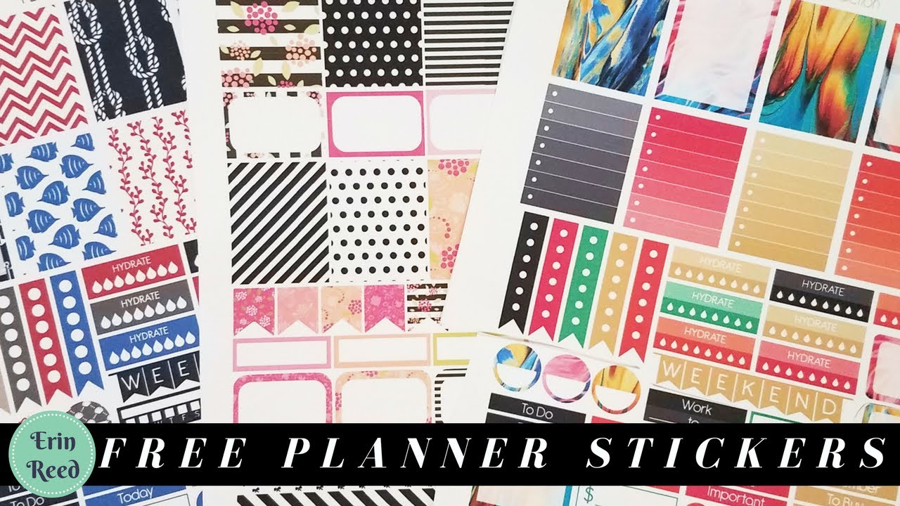 DIY FREE Planner Stickers - YouTube